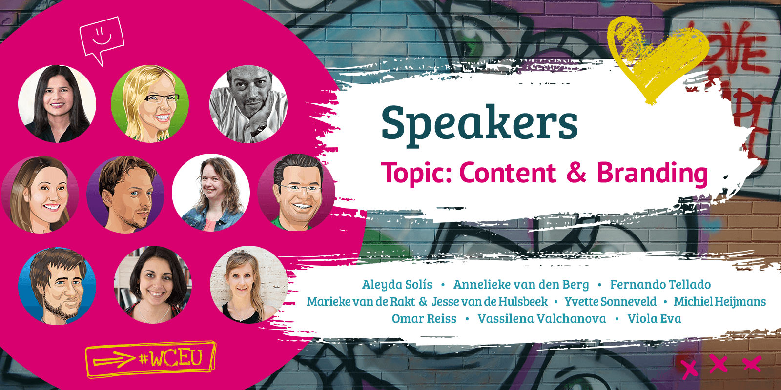 Fourth group of #WCEU speakers – Content & Branding – WordCamp Europe 2019